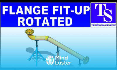 Learn How to fit up a flange rotated Pipe fit up fast Tutorial piping ...