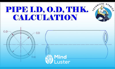Learn How to calculate Pipe I D O D and Thickness - Mind Luster