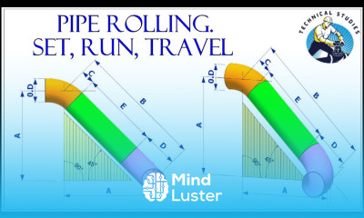 Learn How to calculate set run and travel on a rolled pipe spool - Mind ...