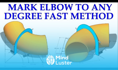 Learn Mark any degree elbow fast easy method - Mind Luster