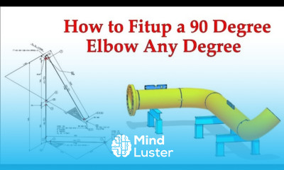 Learn How to Fit up a 90 Degree Elbow Rotated to any degree - Mind Luster