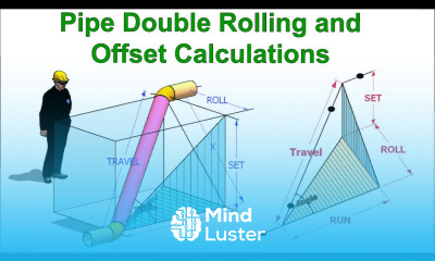 Learn Pipe Double Rolling Offset Calculation - Mind Luster