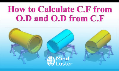 Learn How to calculate Pipe O D from circumference and Circumference ...
