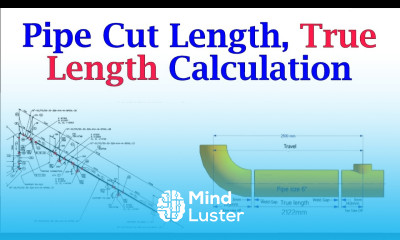 Learn PIPE TRUE LENGTH CALCULATION BETWEEN A TEE AND AN ELBOW EASY ...