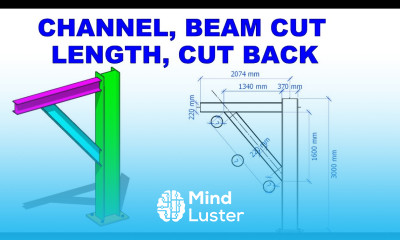 Learn How to cut channel and beam any degree - Mind Luster