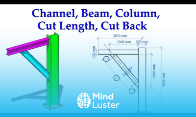 Learn How to cut channel and beam any degree - Mind Luster