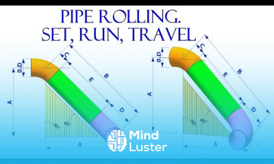Learn Pipe rolling set run travel long radius elbow center short radius ...