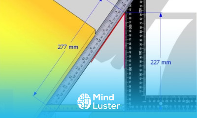Learn Any Degree One Cut Miter Fast Easy Method - Mind Luster