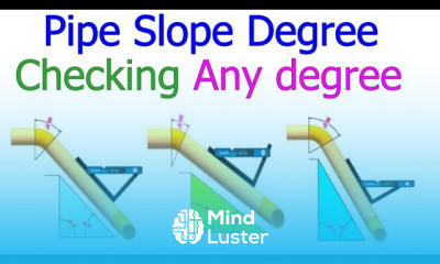 Learn Pipe Slope Checking Measuring Any Degree - Mind Luster