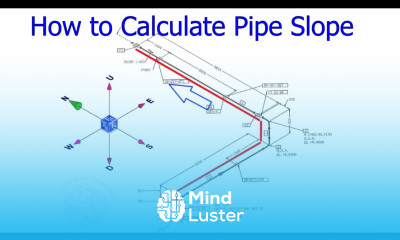 Learn How to calculate Pipe Slope and Support height - Mind Luster