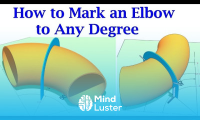 Learn HOW TO MARK DIFFERENT DEGREE ELBOWS - Mind Luster