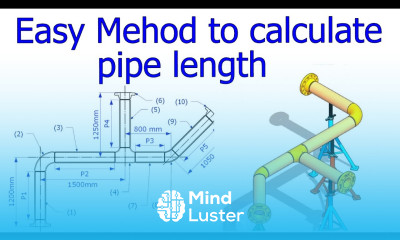 Learn How to calculate the true length of pipes in an isometric drawing ...