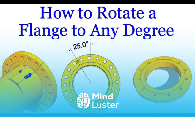 Learn How to fit up a Flange to a pipe rotated to any degree - Mind Luster