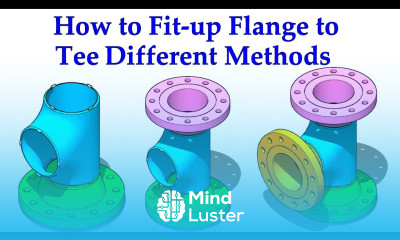 Learn Tee to Flange Fit up advanced training tutorial Pipe fit up ...