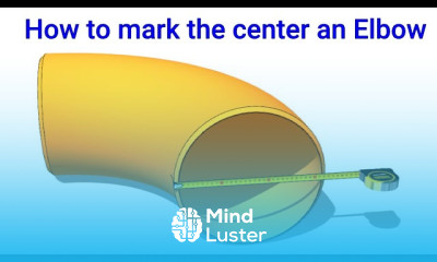 Learn How to mark the center of an Elbow - Mind Luster