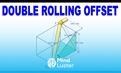 Learn HOW TO CALCULATE THE TRUE LENGTH SPOOL LENGTH OF A DOUBLE ROLLED OFFSET TUTORIAL - Mind Luster