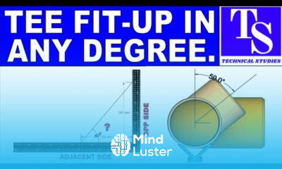 Learn PIPING How to fit up a tee to an existing pipe to any degree Pipe ...
