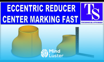 Learn Eccentric reducer center marking fast easy method tutorial piping ...