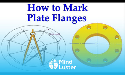 Learn Plate Flange Marking Fabrication free Tutorial प्लेट से फ्लैंज ...
