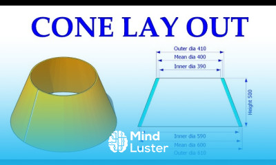 Learn How to layout a Cone Pipe fit up tutorial - Mind Luster