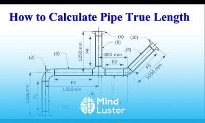 Learn How to Calculate Pipe True length in an isometric drawing - Mind ...
