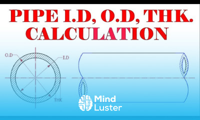 Learn How to Calculate Pipe ID OD Thickness Schedule Relations - Mind ...
