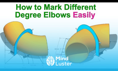 Learn How to cut an Elbow to any degree Simple method - Mind Luster