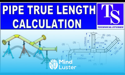 Learn How to calculate the true length of pipes in an isometric drawing ...