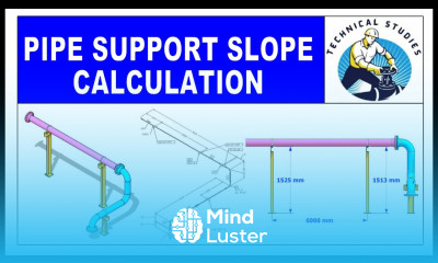 Learn How to calculate the support height of a slope piping पाइप का स्लोप कैसा कैलकुलेट करेगा ...