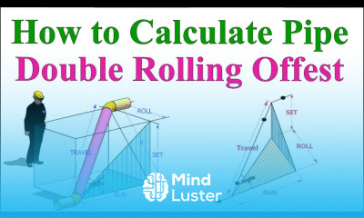 Learn How to Calculate Pipe Double Rolling Offset Calculation - Mind Luster