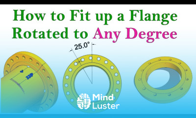 Learn How to fit up a Flange to a pipe to any degree - Mind Luster