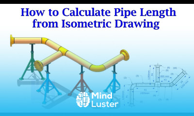 Learn How to calculate the true length of pipes in an isometric drawing ...