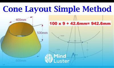 Learn How to layout a Cone Pipe Fit Up Tutorial for beginners - Mind Luster