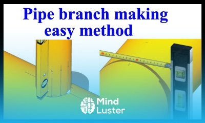 Learn PIPING BRANCH FIT UP EASY METHOD TUTORIAL Pipe fit up tutorials - Mind Luster