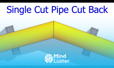 Learn Pipe cutback degree easy fast method - Mind Luster