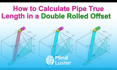 Learn How To Calculate The True length or Spool Length of a Pipe in a ...