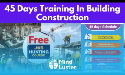 Learn 45 Day Internship In Building Construction BOQ BBS SOR Drawing ...