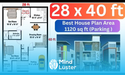 Learn 28x40 House Plan 28x40 House Design 28x40 House Plan With Garden ...