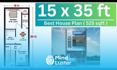 Learn 15x35 House Plan 15x35 House Design 15x35 House Plan With Parking ...