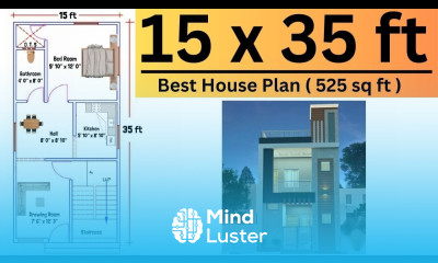 Learn 15x35 House Plan 15x35 House Design 15x35 House Plan With Parking ...