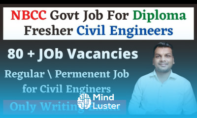 Learn NBCC Govt Job For Fresher Diploma Civil Engineers Civil Engineering Job 2022 80 Vacancies ...