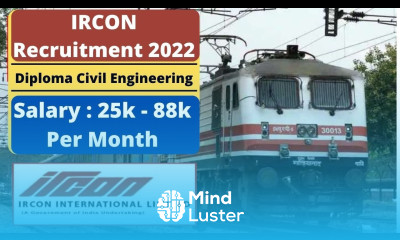 Learn IRCON Job Recruitment 2022 56 Vacancy Civil Engineering Jobs ...