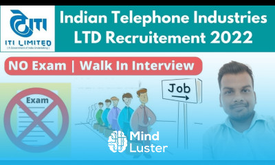 Learn ITI Limited Recruitment 2022 Walk In Interview Salary 22 000 ...