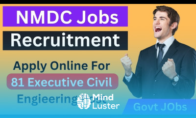 Learn NMDC Jobs Recruitment 2024 81 Executive Civil Engineers Posts Civil Engineering Govt Job ...