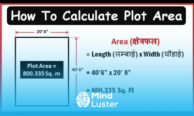 Learn How to Calculate Land Area How to Calculate Plot Area sq ft to sq m Area Calculation ...