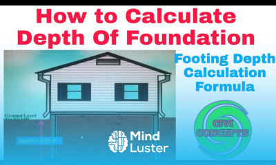 Learn How to Calculate Depth of Foundation - Mind Luster