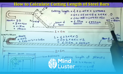 Learn How to Calculate Cutting Length bent up bar in slab ¦¦ Stirrups cutting length calculation ...