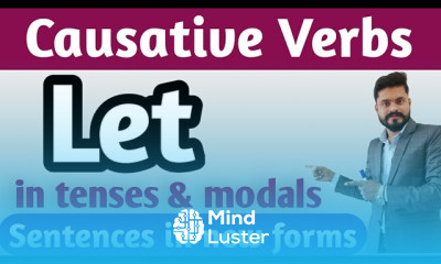 Learn Causative Verb LET in English Grammar ।। The use of Let in ...