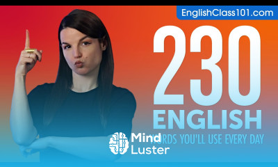 Learn 230 English Words You ll Use Every Day Basic Vocabulary 63 - Mind ...