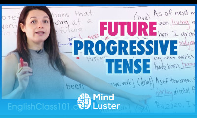 Learn The Future Progressive Tense Basic English Grammar - Mind Luster